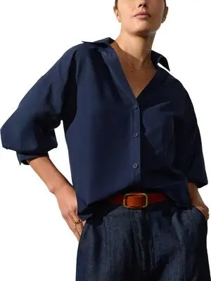 Brochu Walker Brochu Walker The Kate Shirt Navy
