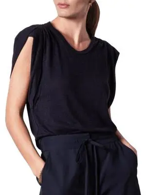 Brochu Walker Brochu Walker The Reins Muscle Tee Navy