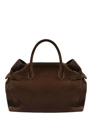 Brochu Walker Brochu Walker The Everyday Tote In Italian Suede Coffee
