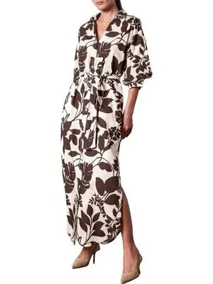 Brochu Walker The Kate Printed Maxi Dress - Java Combo