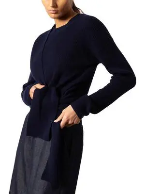 Brochu Walker Wrap Sweater - Navy
