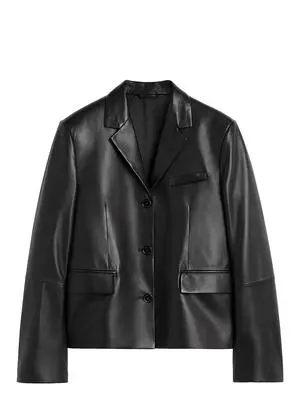TOTÊME Toteme Short Leather Blazer