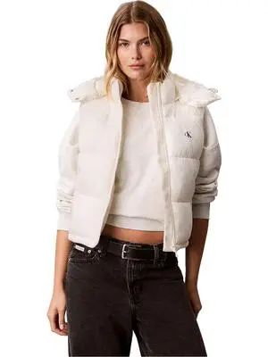 Calvin Klein Midweight Puffer Vest - Tofu