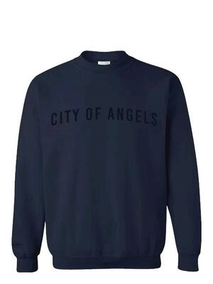 Friend + Folk Friend + Folk City Of Angels Lightweight Crewneck Navy