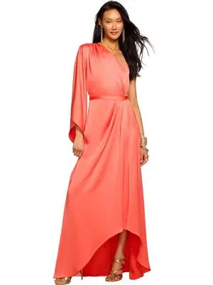 Ramy Brook RAMY BROOK Opal One-Shoulder Gown Coral