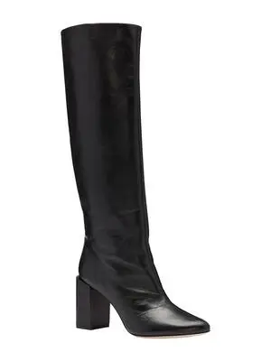 Ramy Brook Bo Leather Knee-high Boots - Black