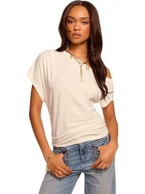 Ramy Brook Stella Off-the-shoulder Knit Top - White