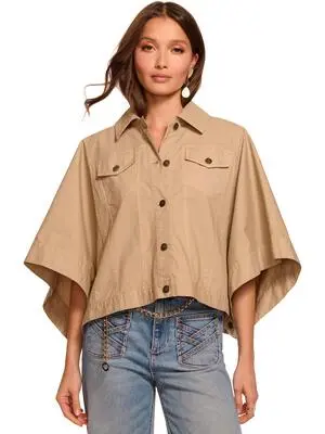 Ramy Brook Beatrice Canvas Jacket - Sandstone