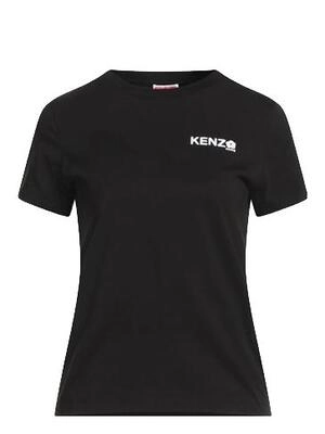 Kenzo Cotton T-shirt With Logo Print - Black