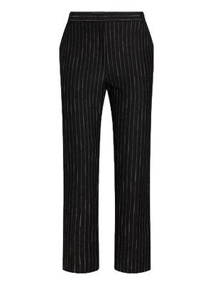 Pinko Straight-leg Pinstriped Jersey Pants - Blue