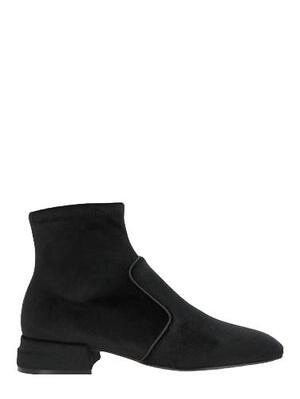 JEANNOT Textile Fibers Ankle Boots - Black