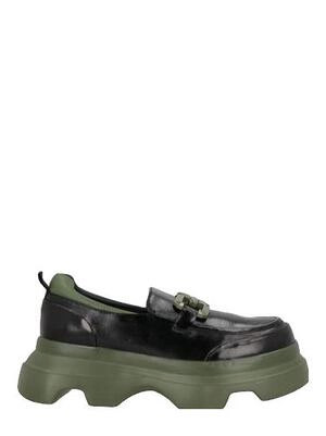 JEANNOT Leather Loafers - Black