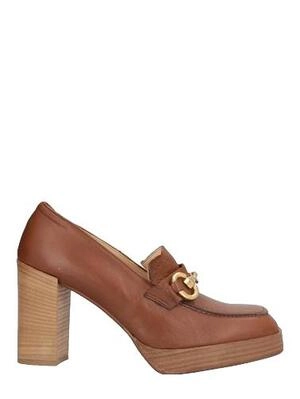 NOA A. Calfskin Loafers - Brown