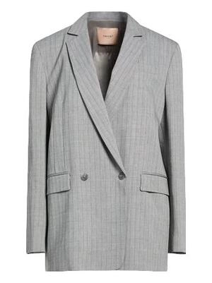 TWINSET Double-breasted Blazer - Grey