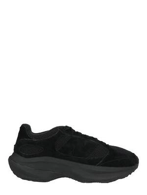 NEW BALANCE Suede And Mesh Lace-up Sneakers - Black