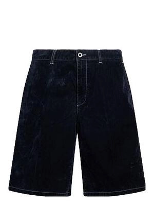 DEPARTMENT 5 Midnight Cotton Denim Bermuda Shorts - Blue