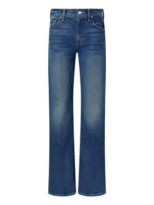 MOTHER MOTHER The Bookie Sneak Jeans Blue