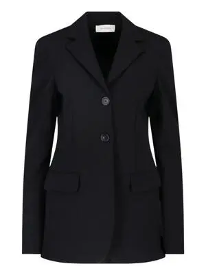 Sportmax Long Sleeve Blazer - Black
