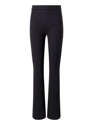 Veronica Beard Gracie Stretch-jersey Flared Pants - Black