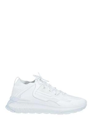 TOD'S NO CODE Leather And Textile Fiber Sneakers - White