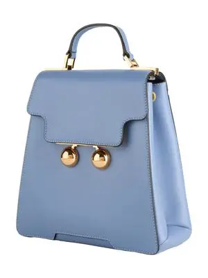 Marni Leather Dual Use Backpack - Blue