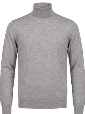 Fedeli FEDELI Cashmere And Silk Blend Turtleneck Grey