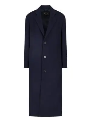 Loro Piana Long Sleeved Coat - Blue