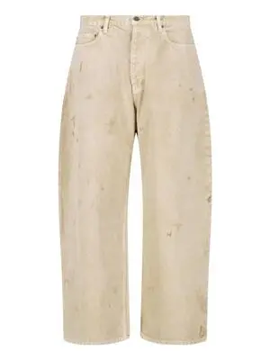 Balenciaga Belt-loop Wide-leg Jeans - No