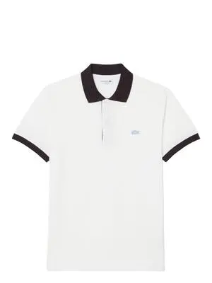 Lacoste Color-blocking Polo Shirt - White