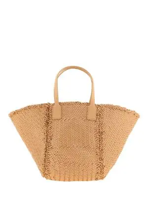 Dragon Diffusion Dragon Diffusion Teresa Maxi Cabas Tote Bag Beige