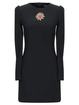 Dolce & Gabbana Embellished Bodycon Dress - Black
