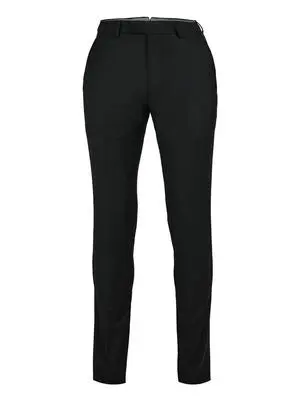 Hugo Boss Straight Leg Tailored Trousers - Grey