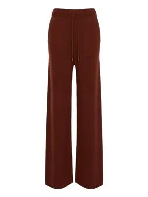 MAX MARA MAX MARA Wide Leg Cashmere Yarn Trousers