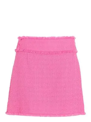 Dolce & Gabbana Wool-blend Midi Skirt - Pink