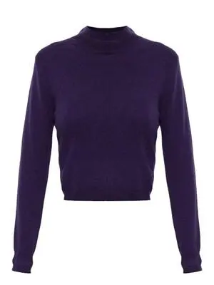 JIL SANDER Long Sleeve Sweater - Black