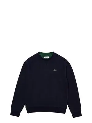 Lacoste Lacoste Crewneck Sweatshirt With Chest Emblem Black