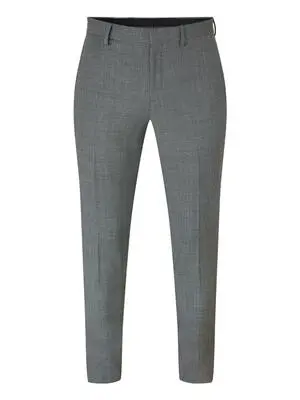 Hugo Boss Straight-leg Tailored Trousers - Grey