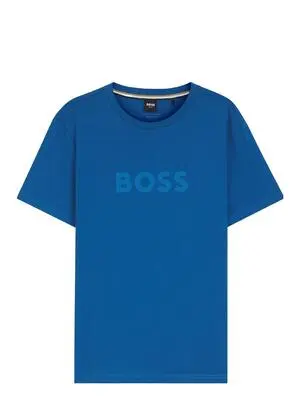 Hugo Boss Solid Color T-shirt  Blue