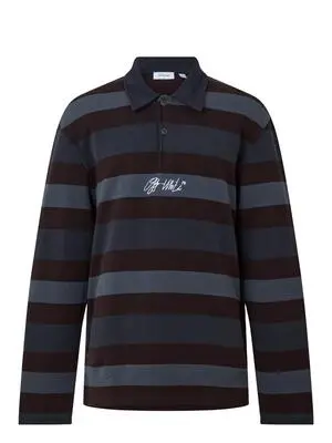 Off-White Striped Longsleeve Tshirt - Black