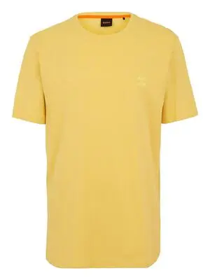 Hugo Boss Minimalist Crewneck Shortsleeve - Yellow