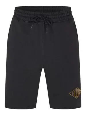 HUGO BOSS Hugo Boss Drawstring Waist Knit Shorts With Embroidered Detail