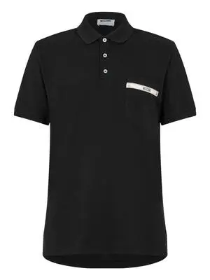 Moschino Shortsleeve Polo Shirt - Black
