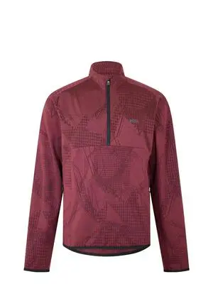 Hugo Boss Standcollar Halfzip Jacket - Red