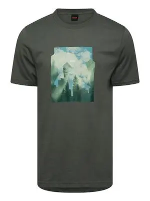 Hugo Boss Print T-shirt - Grey
