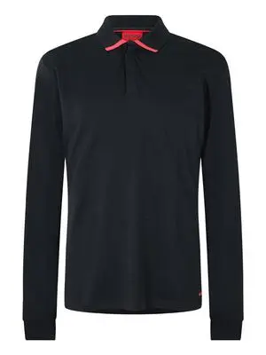 Hugo Boss Longsleeve Polo Shirt - Black