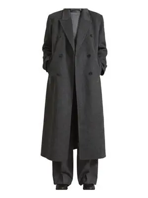 THE FRANKIE SHOP Oversized Coat - Dark Gray