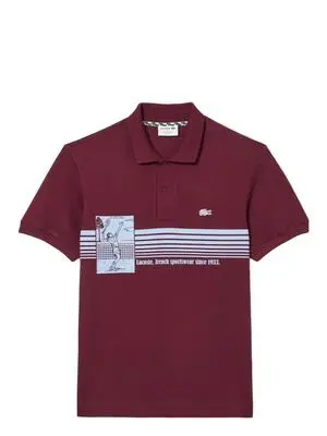 Lacoste Shortsleeve Polo Shirt - Red