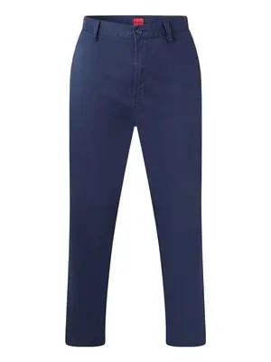 Hugo Boss Twill Chino Trousers Blue