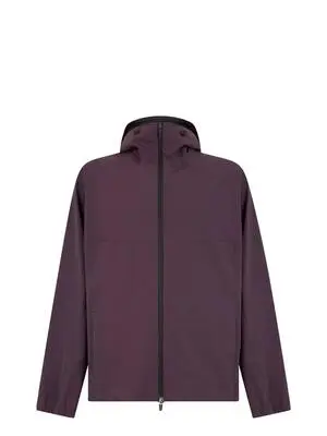 Herno Zip-up Hooded Jacket - Purple