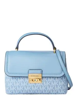 Michael Kors Tribeca Top Handle Bag With Monogram - Blue